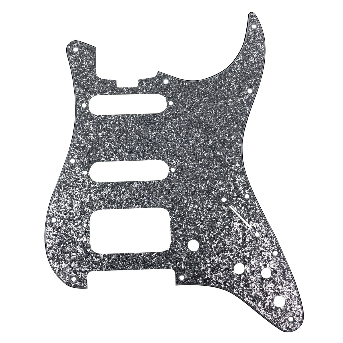 D'Andrea Scratchplate ~ HSS Style ~ Silver Sparkle – Ivor Mairants ...
