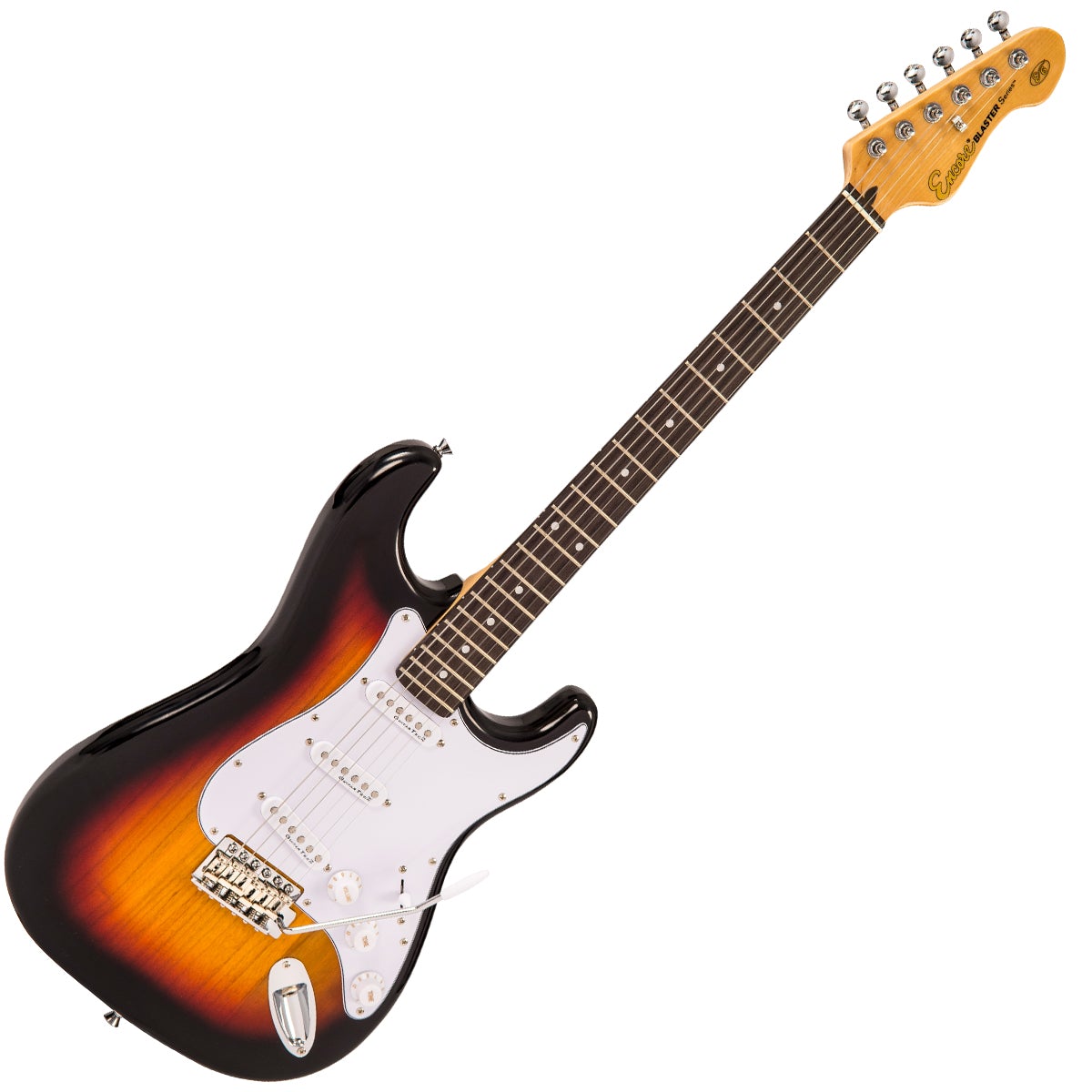 Encore E6 Electric Guitar ~ 3 Tone Sunburst – Ivor Mairants Musicentre